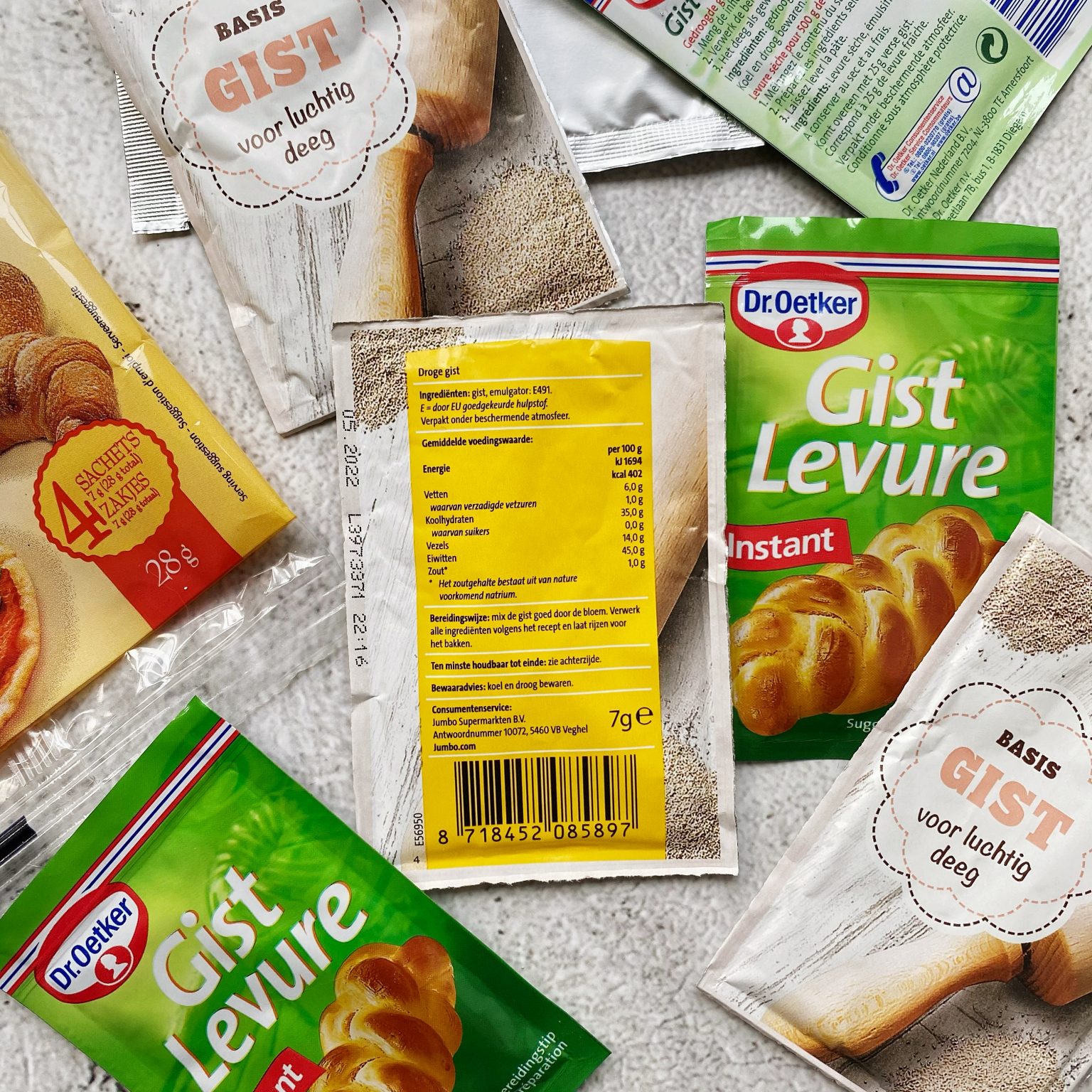 Het verschil tussen instant gist, droge gist en verse gist - Made from ...
